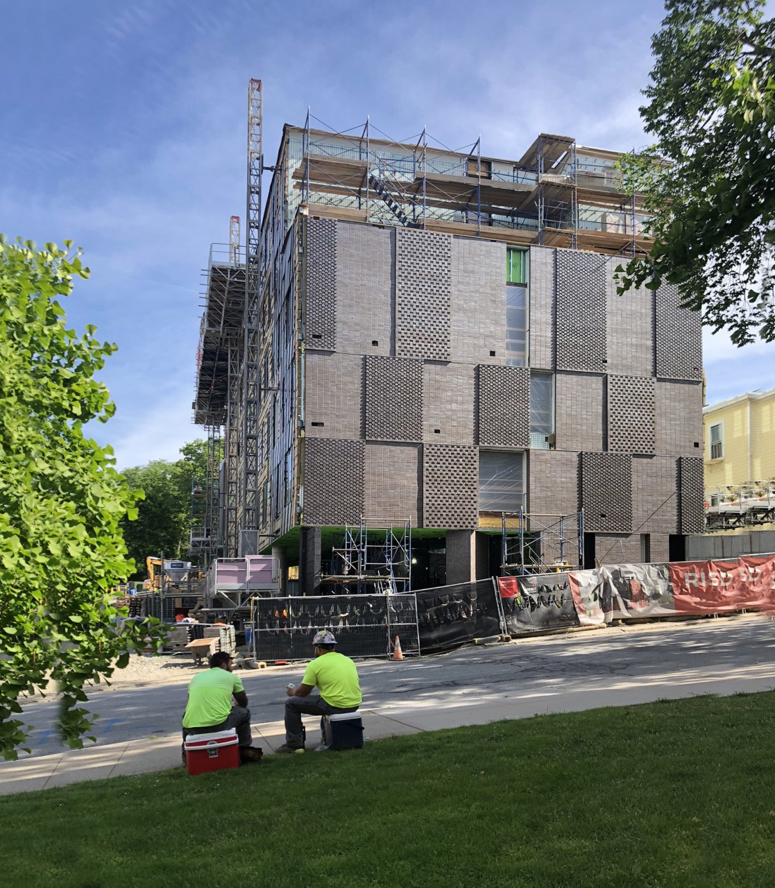 NADAAA BLOGBRICK FACADE COMPLETED AT RISD - NADAAA BLOG