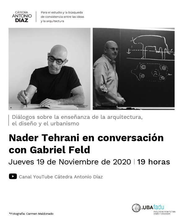 NADAAA BLOGToday: Nader Tehrani en conversación with Gabriel Feld ...